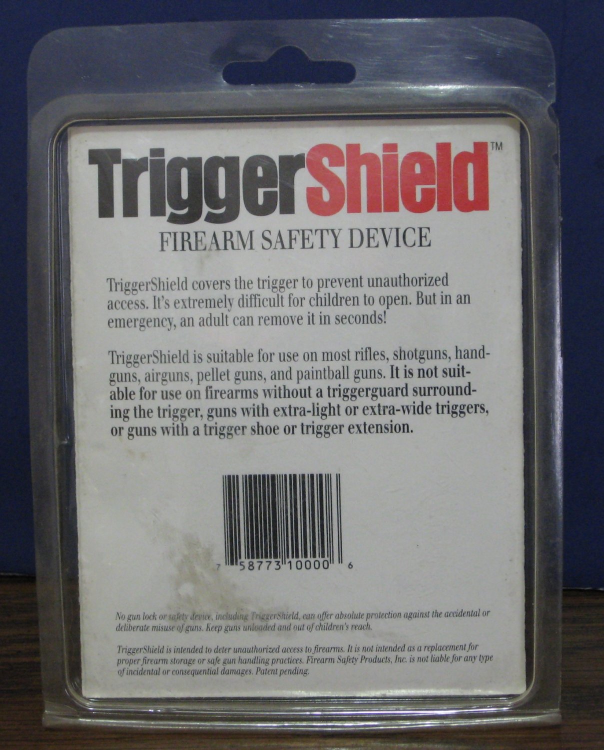 Trigger Shield Firearm Safety Device - Trigger Cover - New - TriggerShield