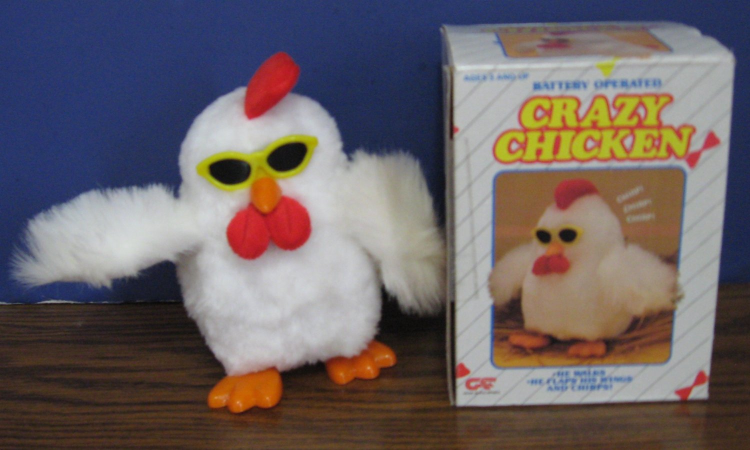 SOLD - Battery Operated Crazy Chicken Animatronic Toy with Box - No ...