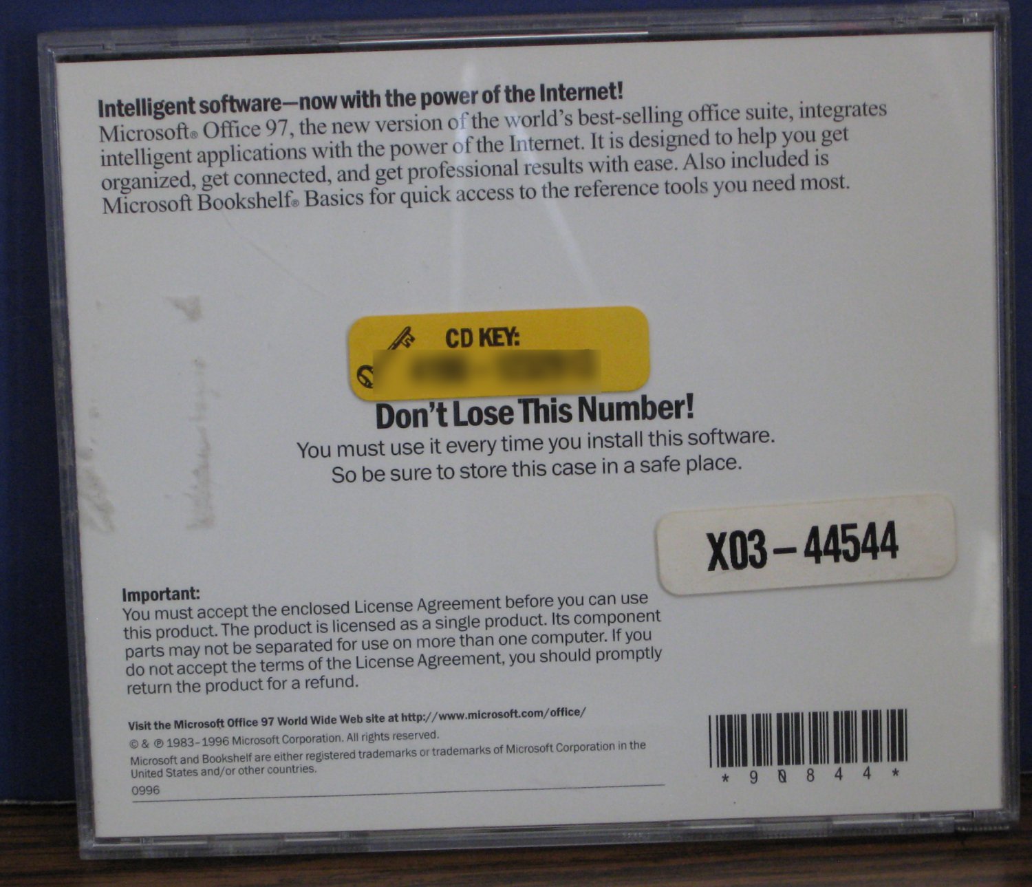 Microsoft Office 97 Professional - Retail - 1996 Vintage