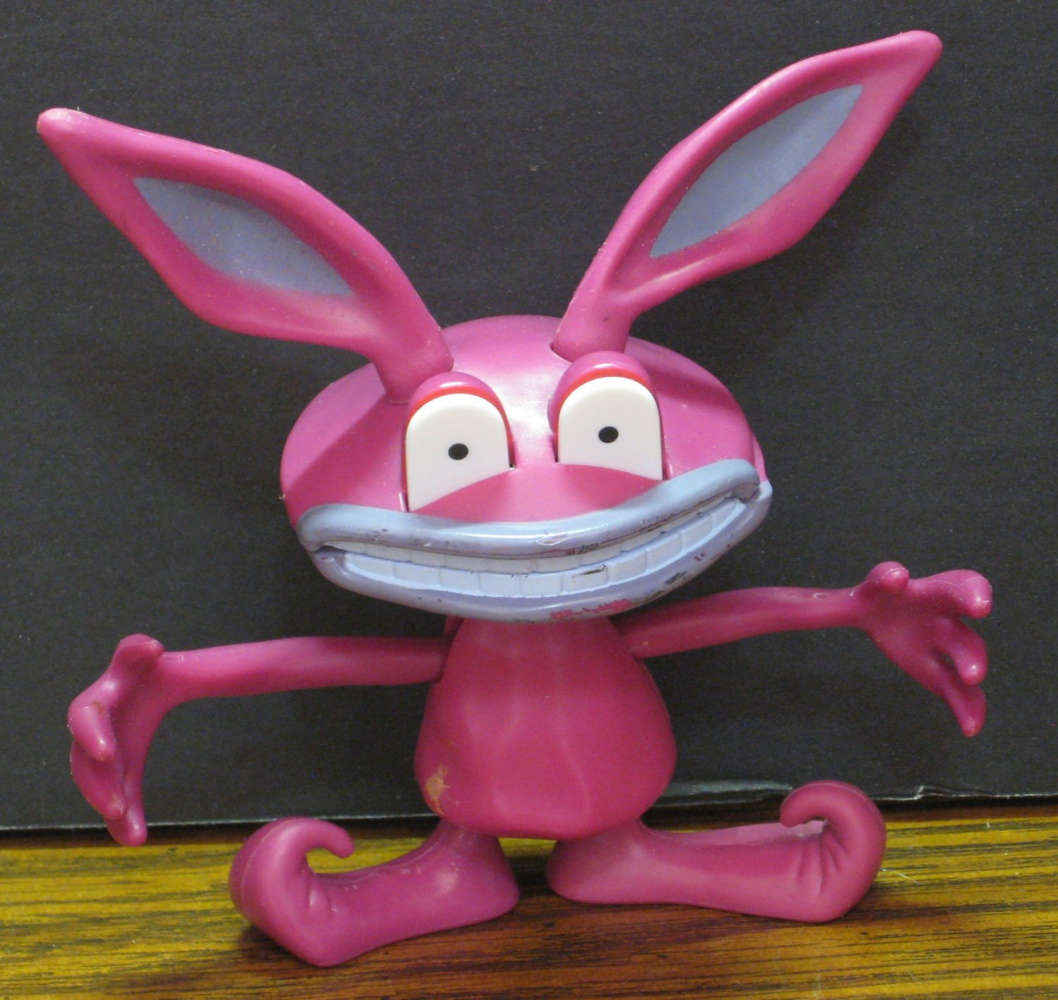 SOLD - Aaahh!!! Real Monsters Ickis 4" Purple Rabbit Figure - 1995 ...