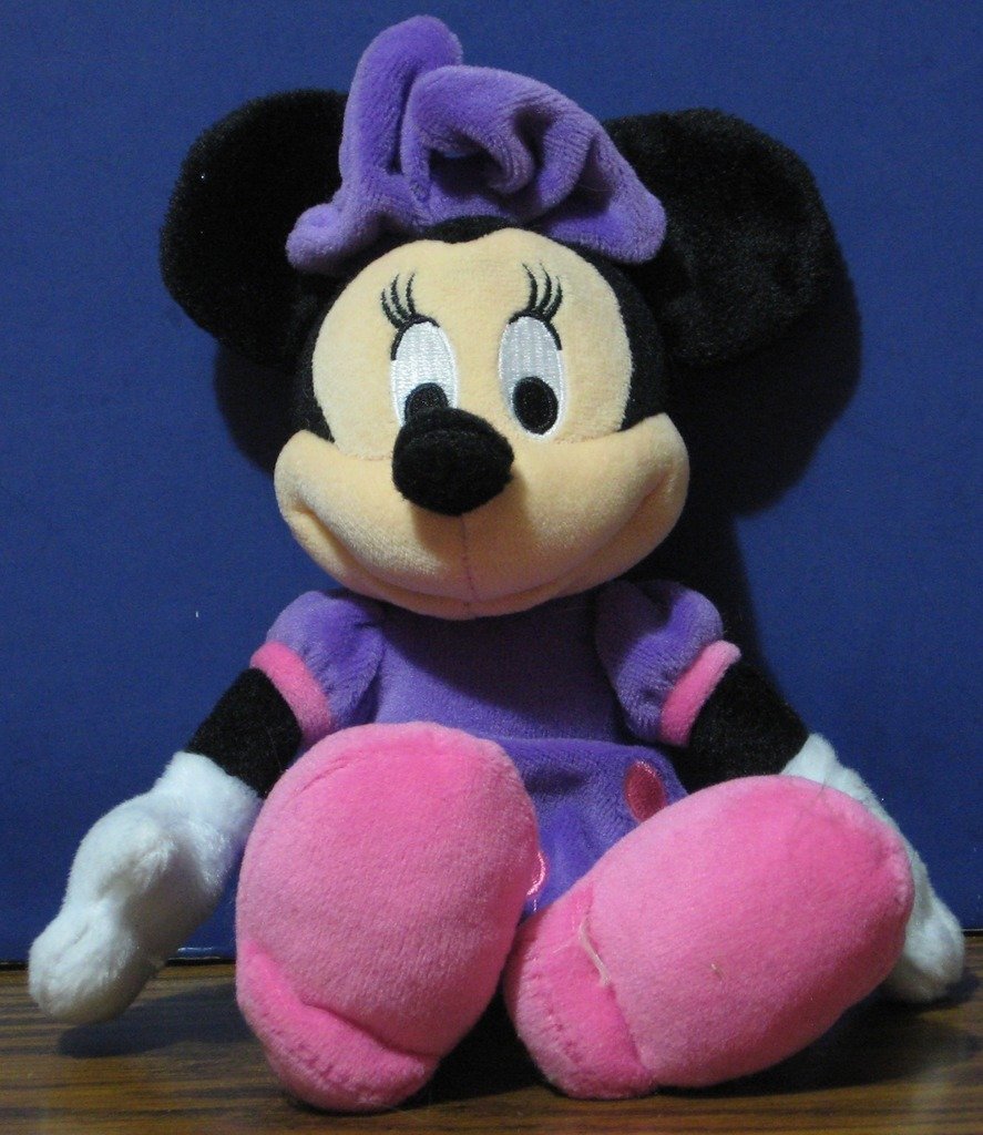 Disney Plush Minnie Mouse in Purple Dress 10" - Just Play LLC