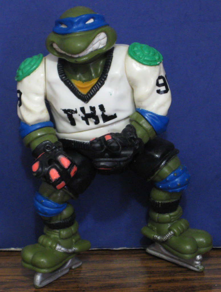 Teenage Mutant Ninja Turtles Leonardo Slapshot Hockey Action Figure ...