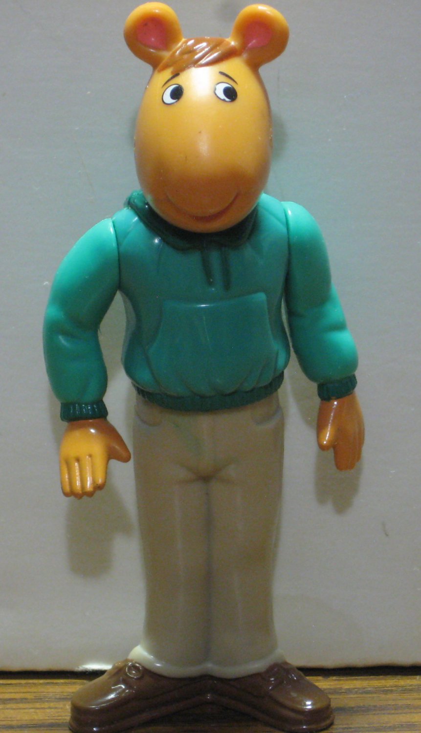 SOLD - PBS Kids Arthur Action Figure - Dad David - Khaki Pants 5" 1996 ...