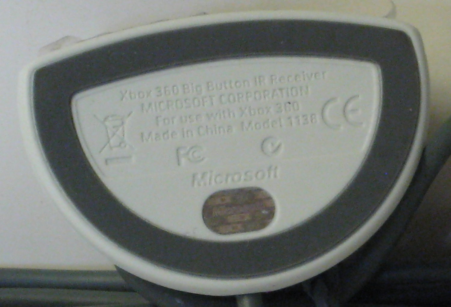 SOLD - Microsoft XBox 360 Big Button IR Receiver - 1138