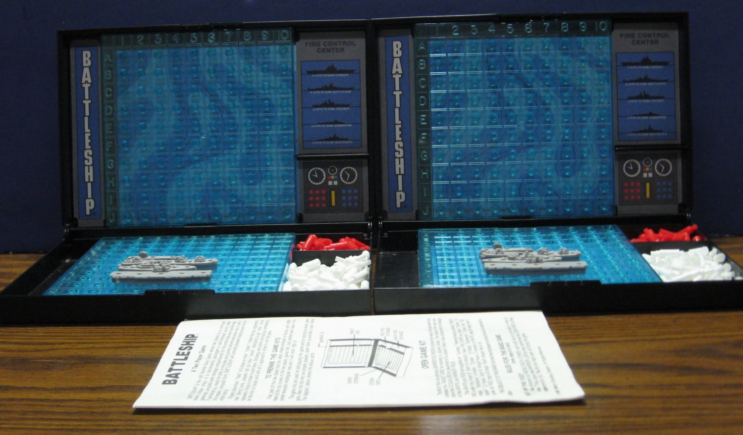 Battleship Naval Combat Tabletop Game - Milton Bradley - 1984 Vintage