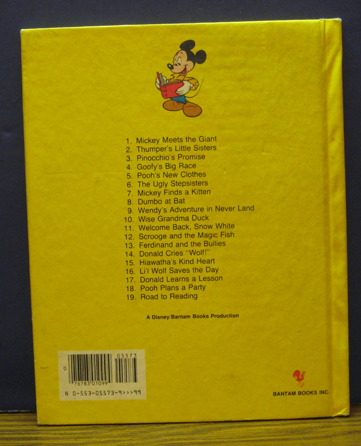 Disney Beginning Reader 01 Mickey Mouse Meets the Giant - Bantam - 1986 ...