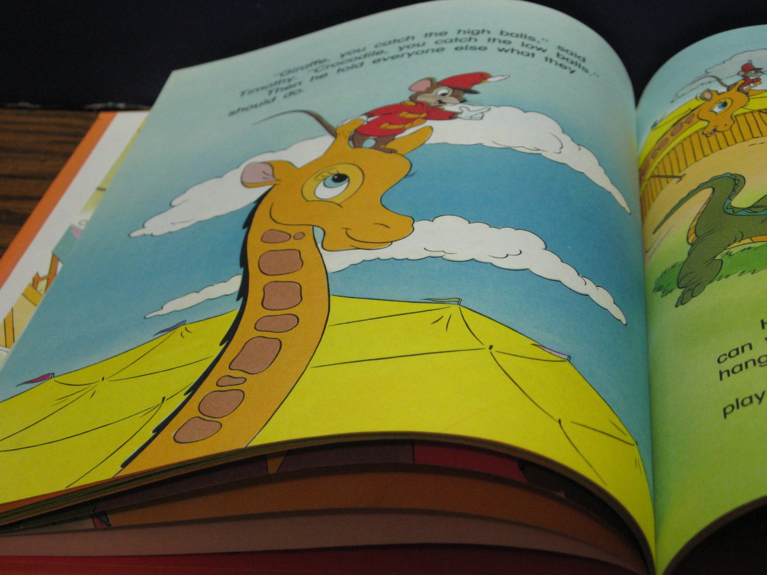 Disney Beginning Reader 08 Dumbo at Bat - Bantam - 1986 Vintage