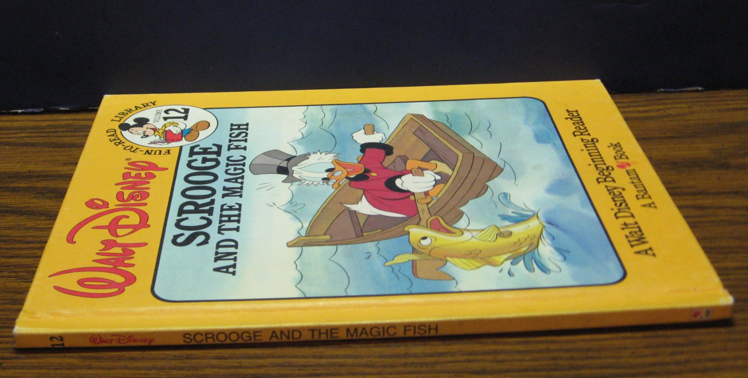 SOLD - Disney Beginning Reader 12 Scrooge and the Magic Fish - Bantam ...