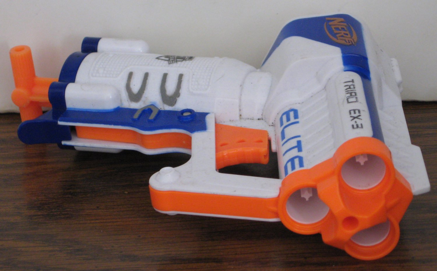 Nerf N-Strike Triad EX-3 Elite Triple Shot Soft Dart Blaster Gun - 3 ...