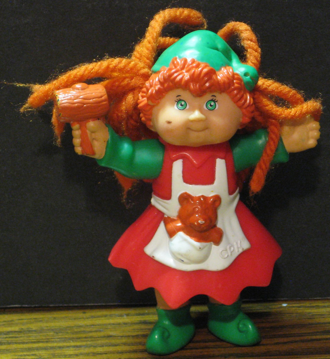 Cabbage Patch Kids PVC Christmas Elf Santa's Workshop Girl Figure - 3. ...