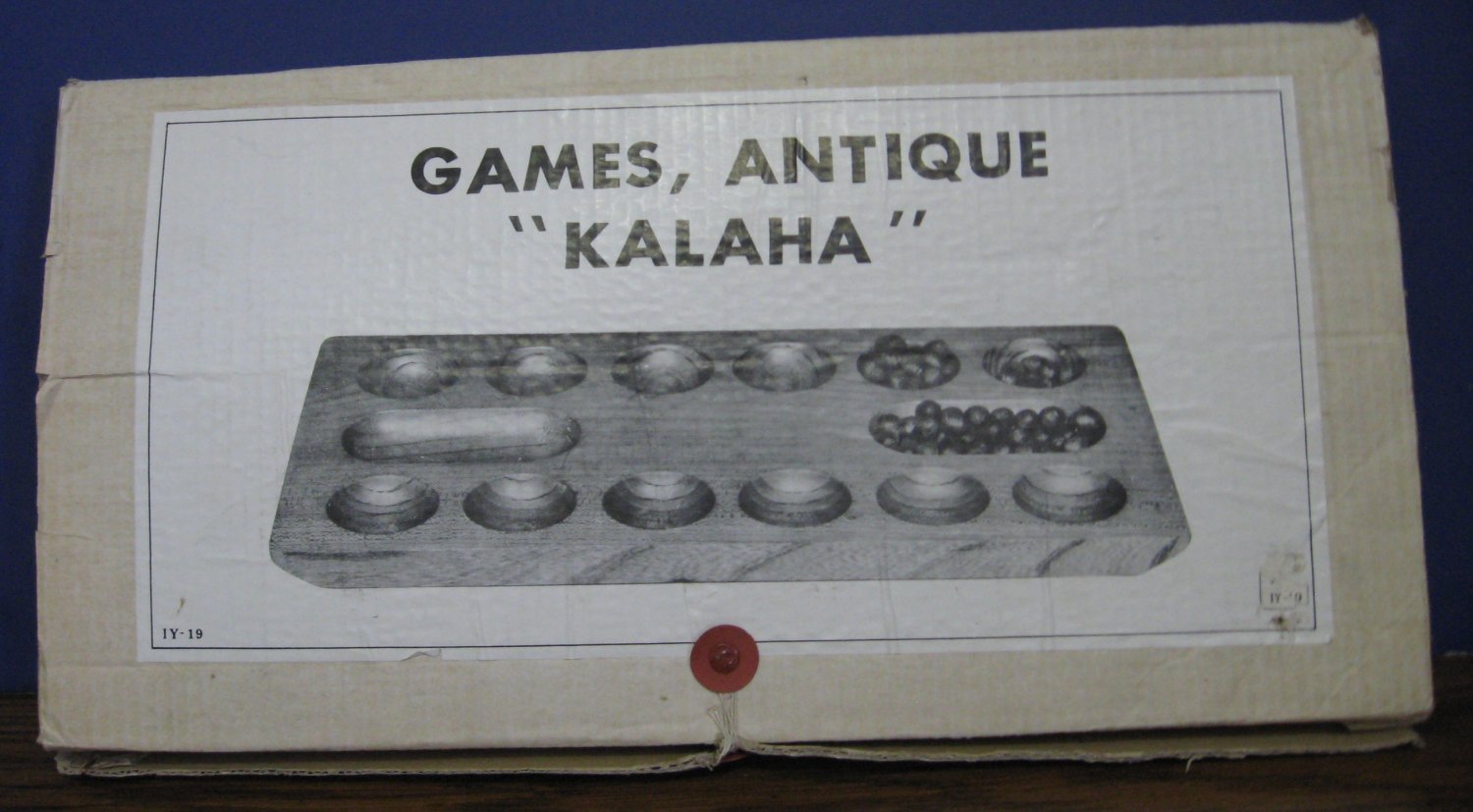 SOLD - Antique Kalaha / Mancala / Wari - High Quality Game Set - 1970s ...