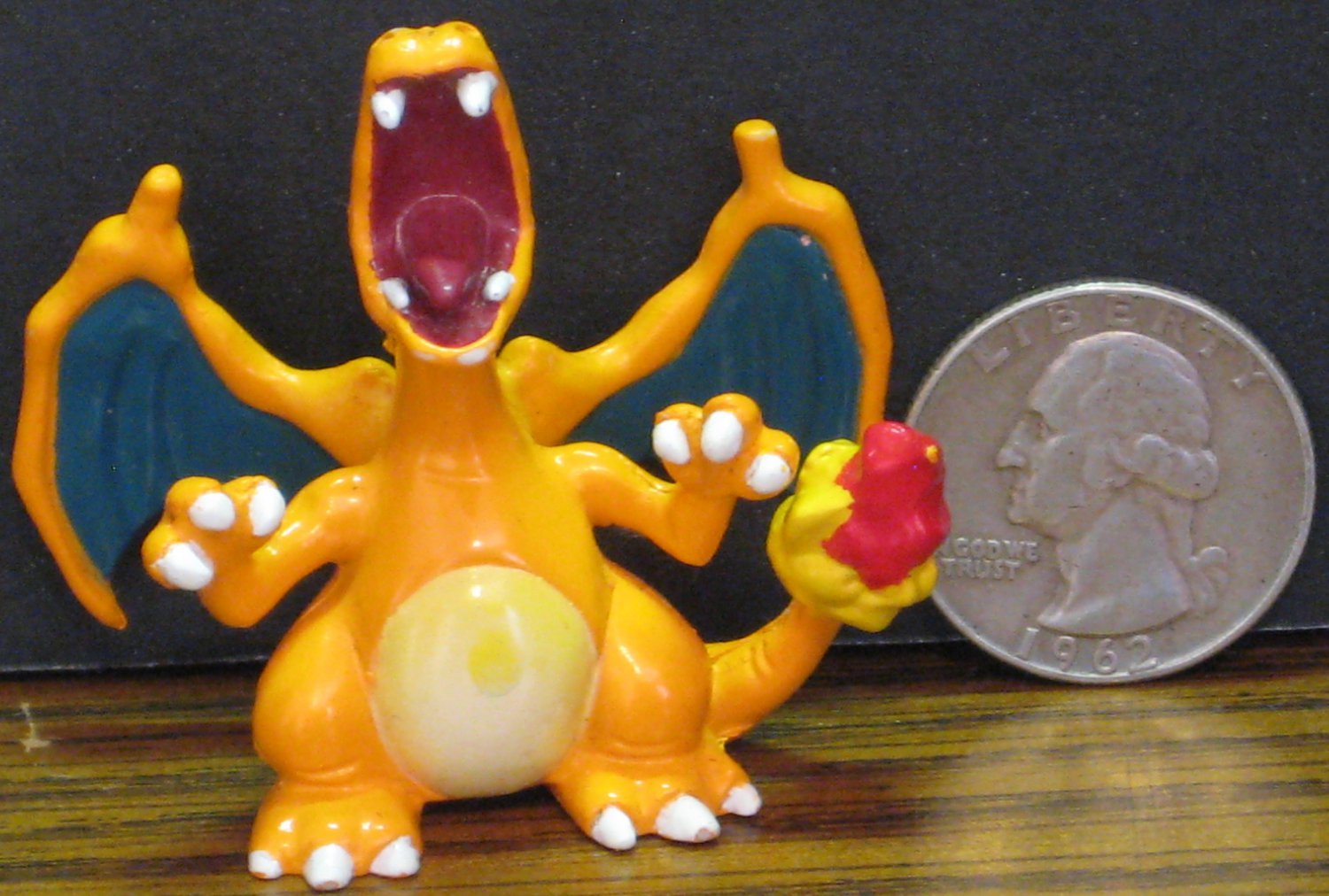 SOLD - Pokemon Charizard PVC Plastic Miniature Figurine - Tomy - 2 ...