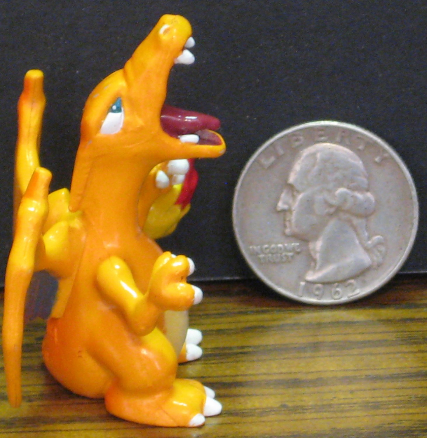 SOLD - Pokemon Charizard PVC Plastic Miniature Figurine - Tomy - 2 ...