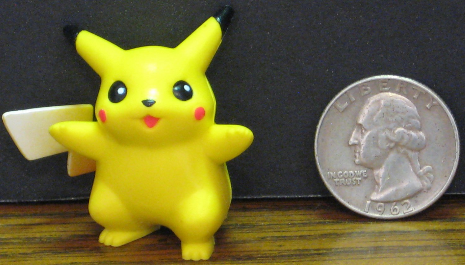 SOLD - Pokemon Pikachu PVC Plastic Miniature Figurine - Tomy - 1 1/4 ...