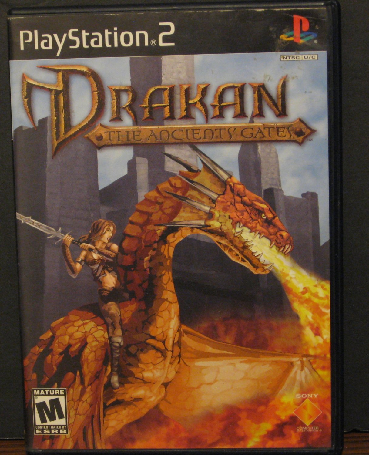 SOLD - Sony Playstation 2 Drakan Ancient Gates - Action Adventure Game ...