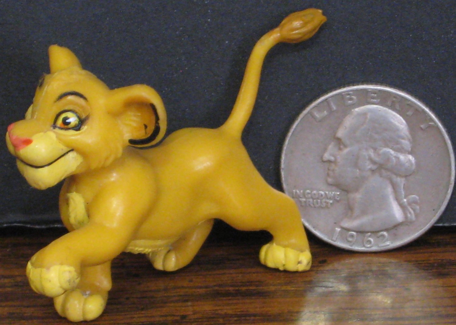 Disney Lion King Simba Cub PVC Miniature Figure - 2" Applause - 1994 ...