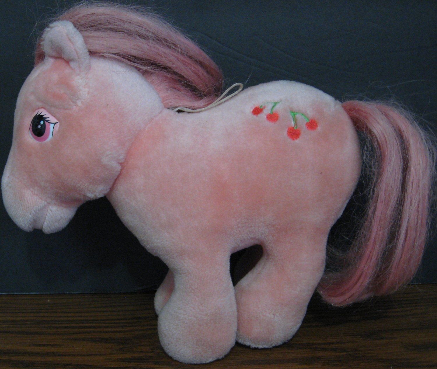SOLD - My Little Pony G1 Cherries Jubilee 10" Hasbro Softies Plush 1986 ...