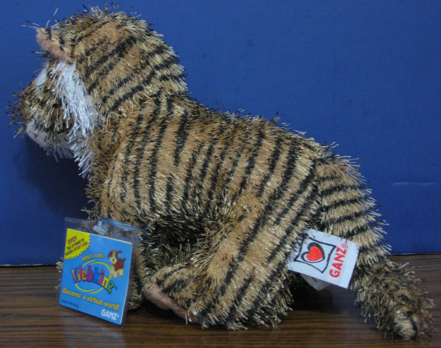Webkinz HM032 - Plush Tiger - Ganz - With Sealed Code