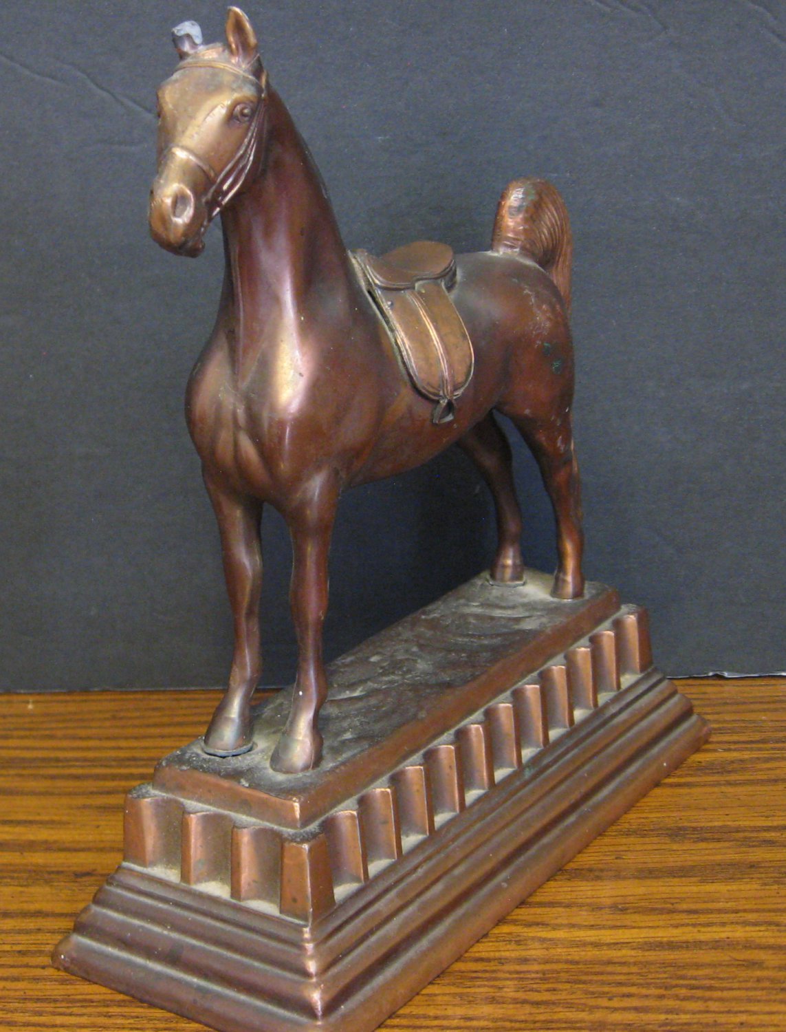 SOLD - Bronze Anatomically Correct 9" Horse Statue / Figurine - Broken ...