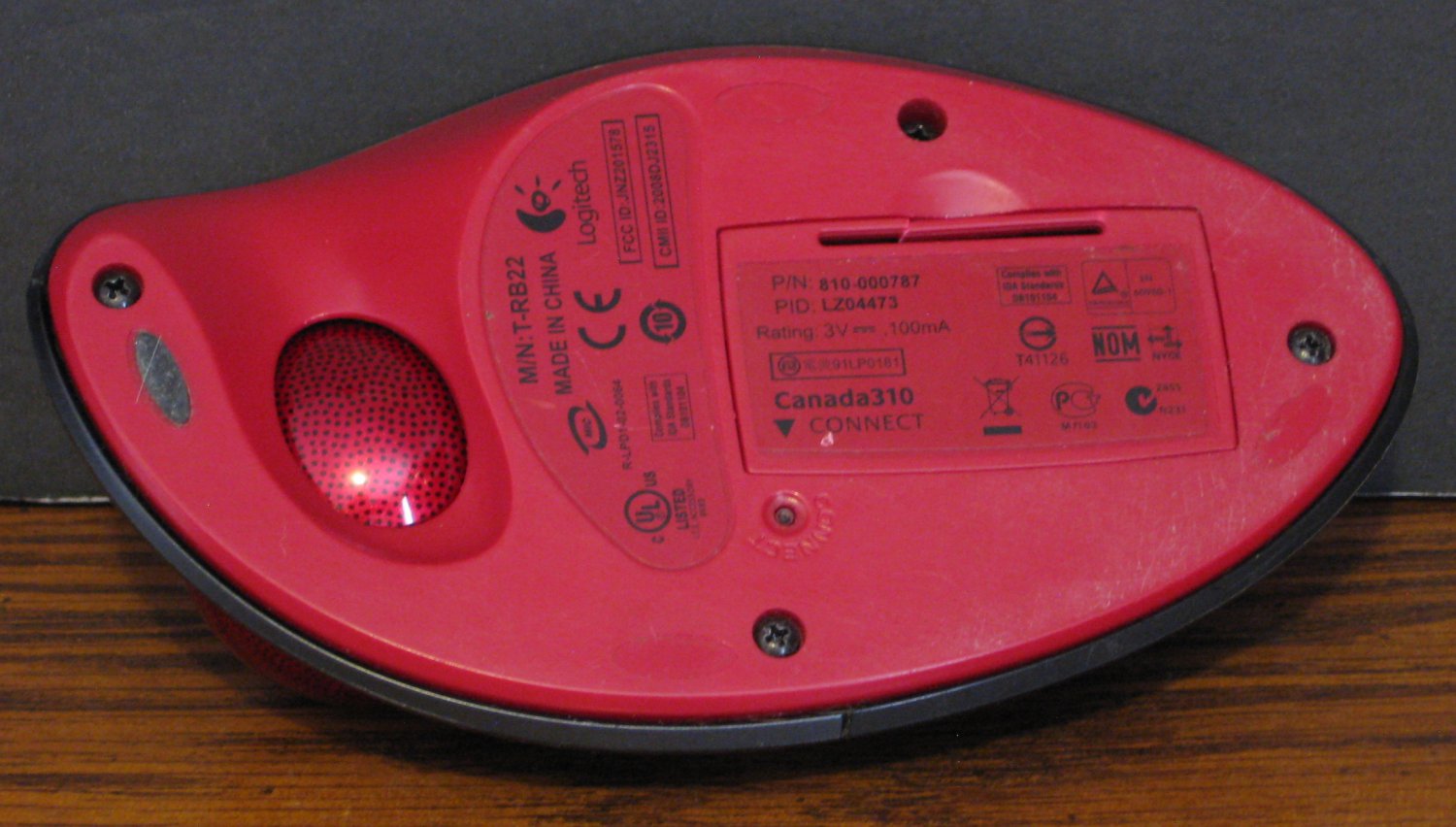 SOLD - Logitech Wireless Trackman Marble Trackball T-RB22 and Dual USB ...