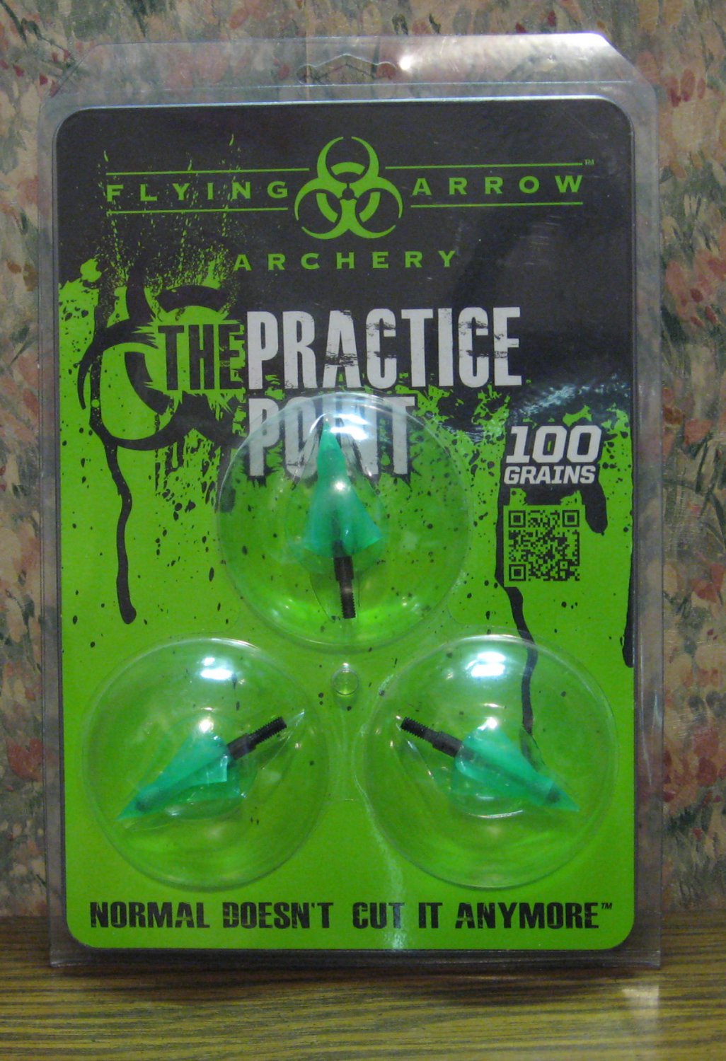 SOLD - Flying Arrow Archery 100 Grains Practice Point 3 Pack - New / Sealed