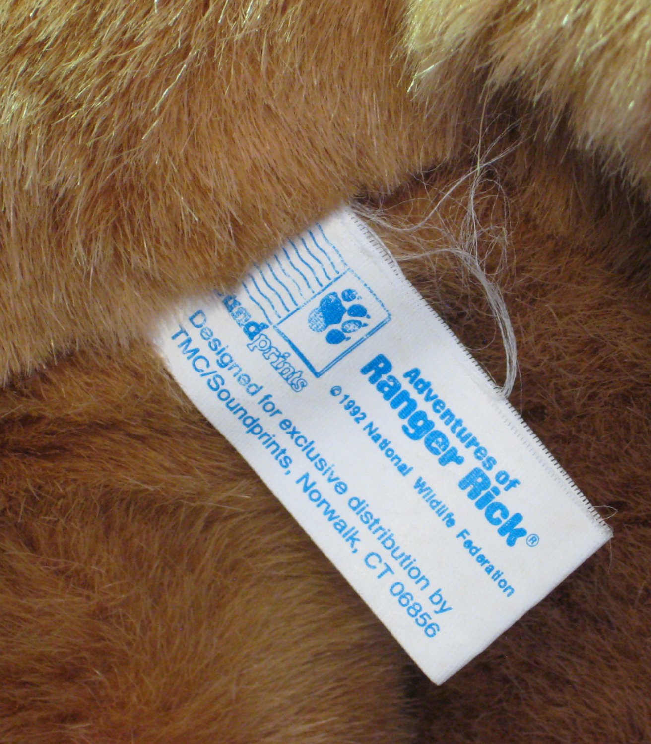 SOLD - Ranger Rick 11" Plush Raccoon National Wildlife Federation ...