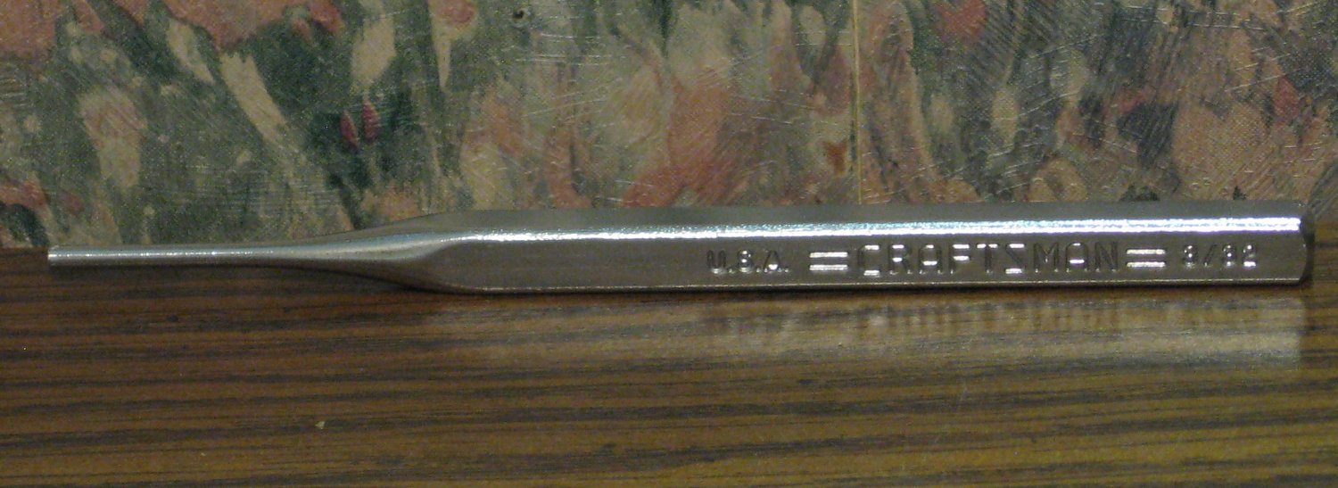 SOLD - Sears Craftsman Center Punch 43882 - 3/32" - 1970s / 1980s Vintage