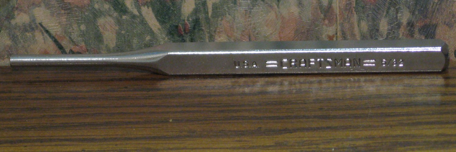 Sears Craftsman Center Punch 43884 - 5/32" - 1970s / 1980s Vintage
