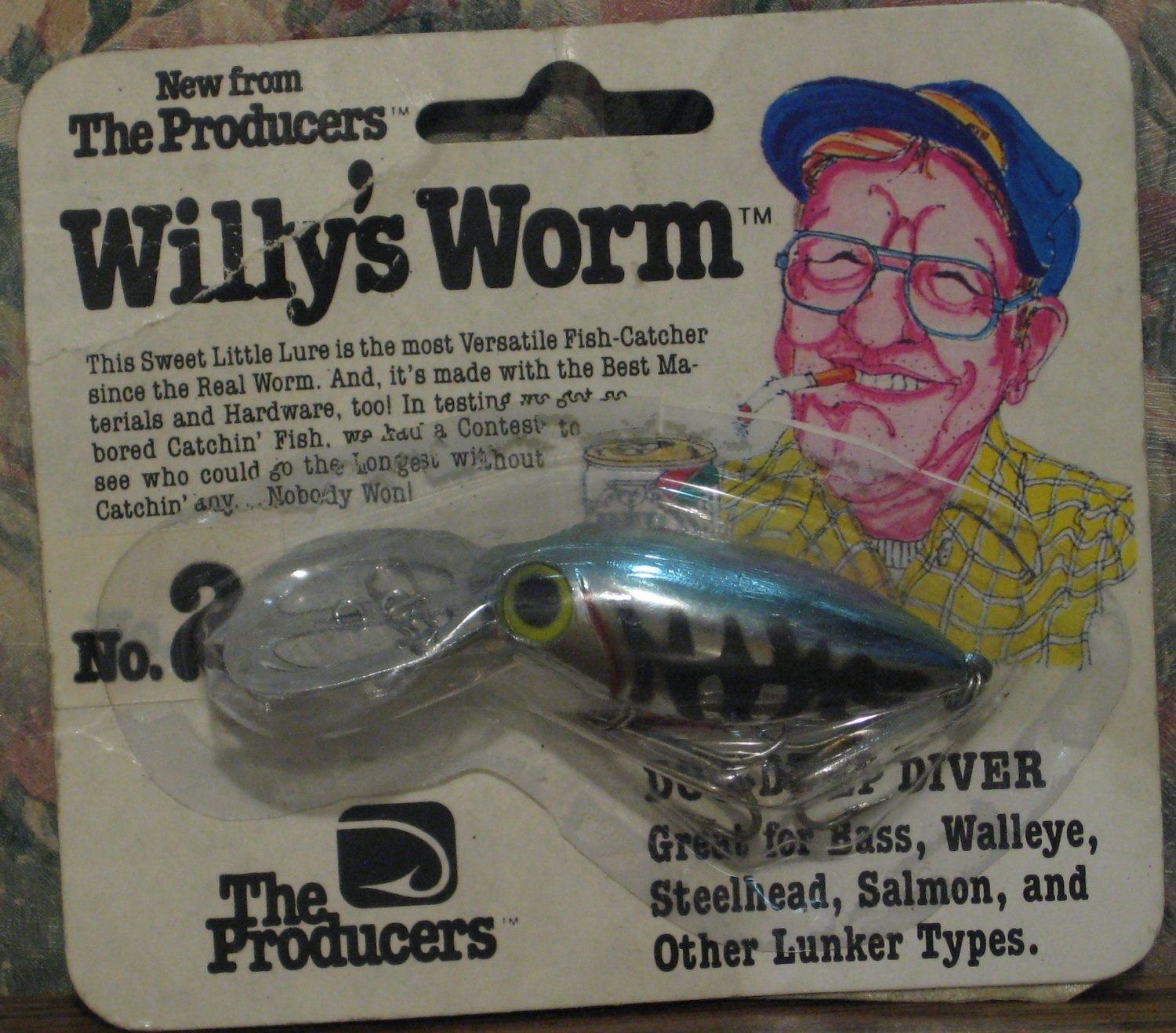 SOLD - Willy's Worm No. 2 Duo Deep Diver Fishing Lure - The Producers ...
