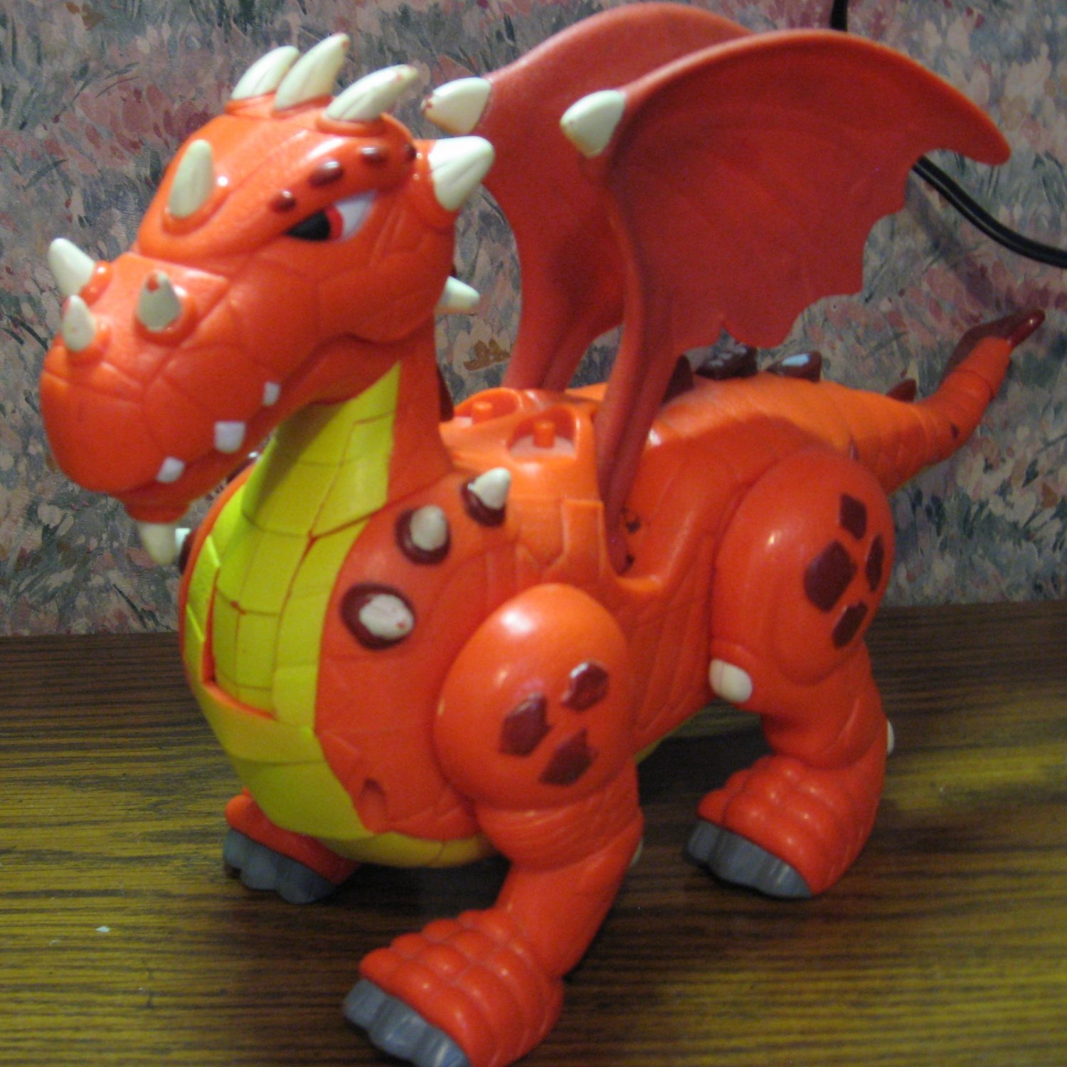 Fisher Price Imaginext Electronic Walking Roaring Orange Dragon ...