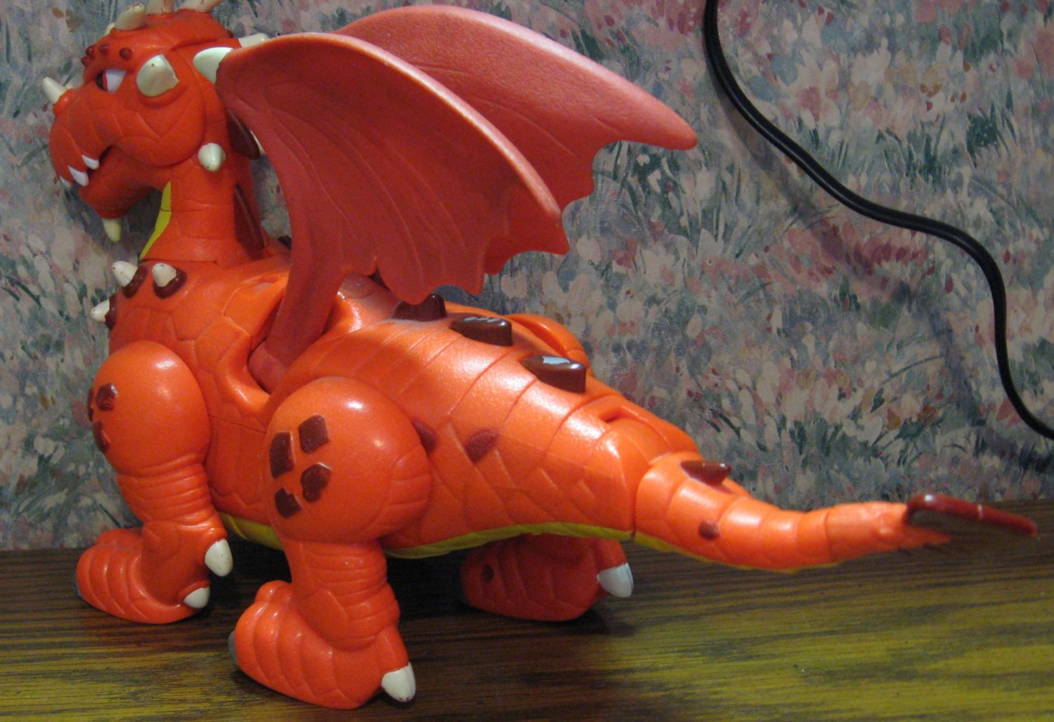Fisher Price Imaginext Electronic Walking Roaring Orange Dragon ...