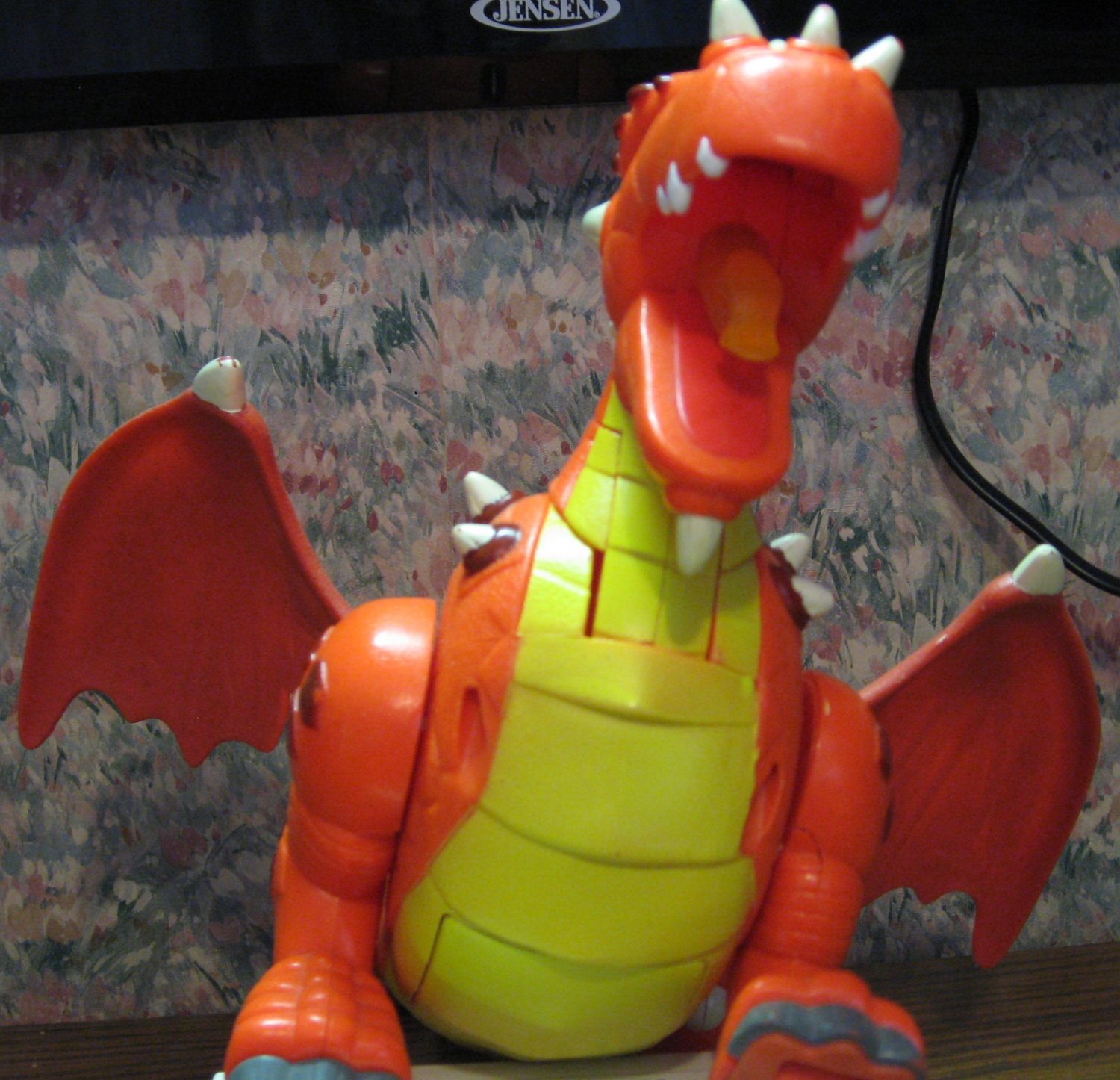 Fisher Price Imaginext Electronic Walking Roaring Orange Dragon ...
