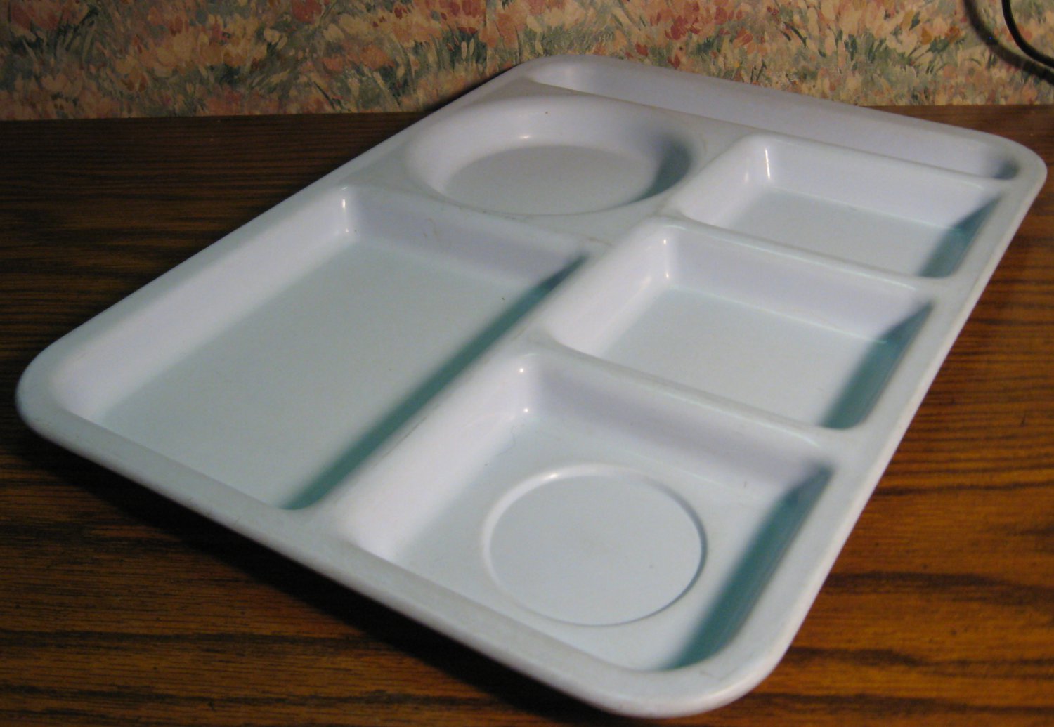 Arrowhead Blue Plastic School Cafeteria Compartmented Serving Tray ...