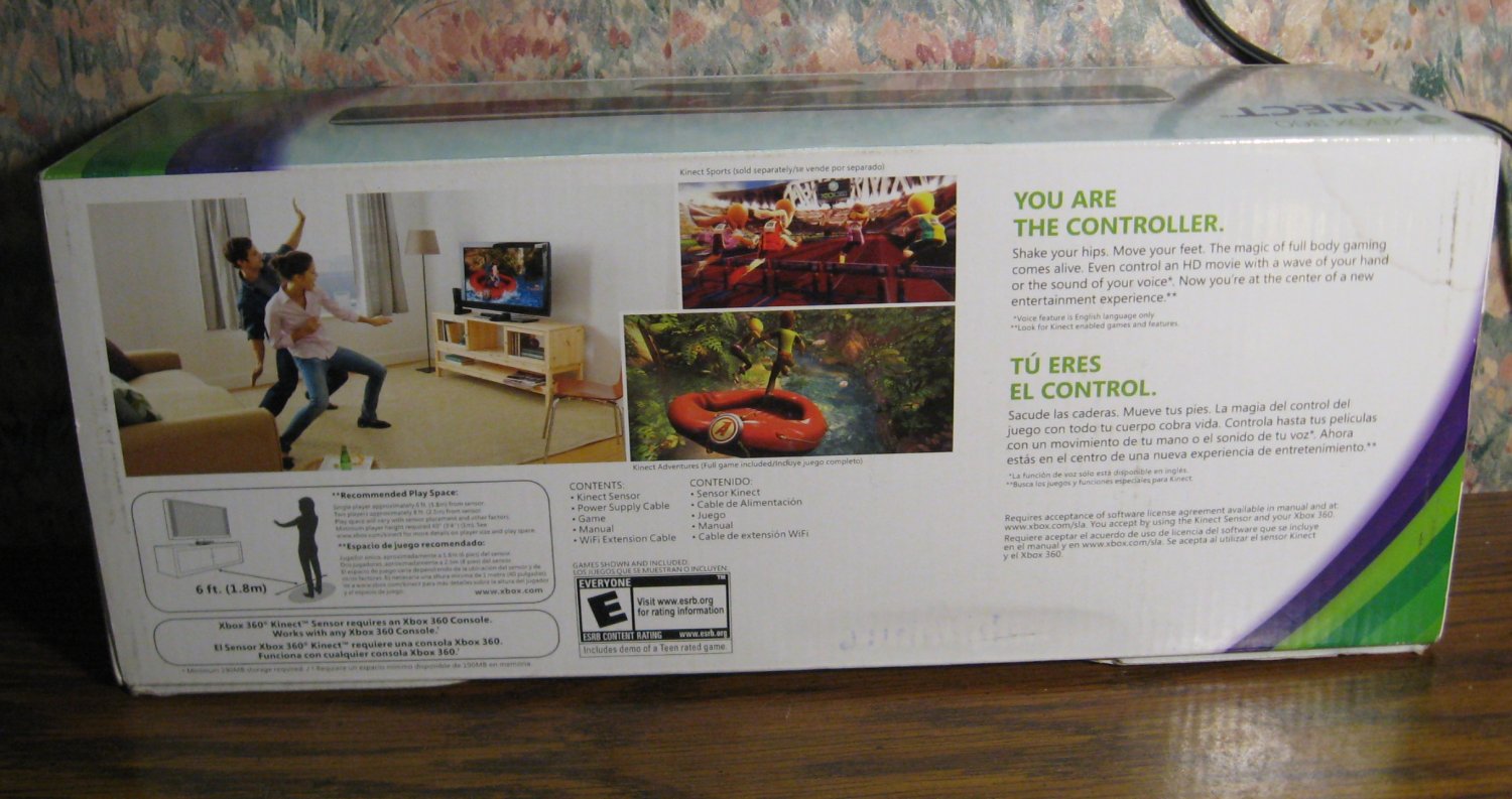 Microsoft XBox 360 Kinect Motion Sensor / Capture Controller