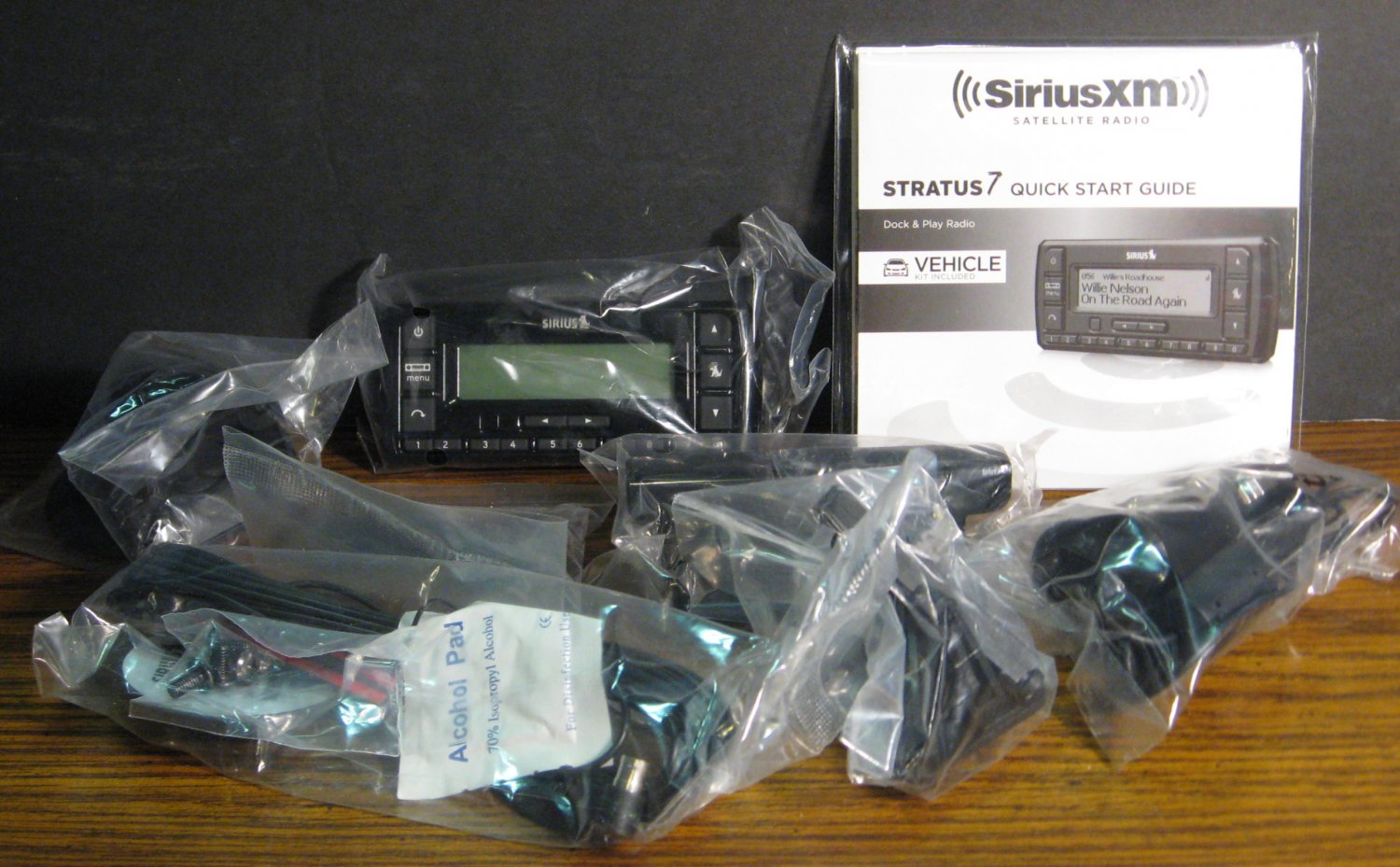 SOLD - Sirius XM Satellite Radio Stratus 7 with Vehicle Kit - New Open ...