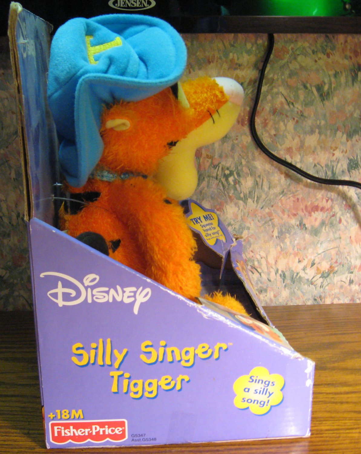 SOLD - Disney Silly Singer Tigger Plush Doll - Winnie the Pooh - Fisher ...