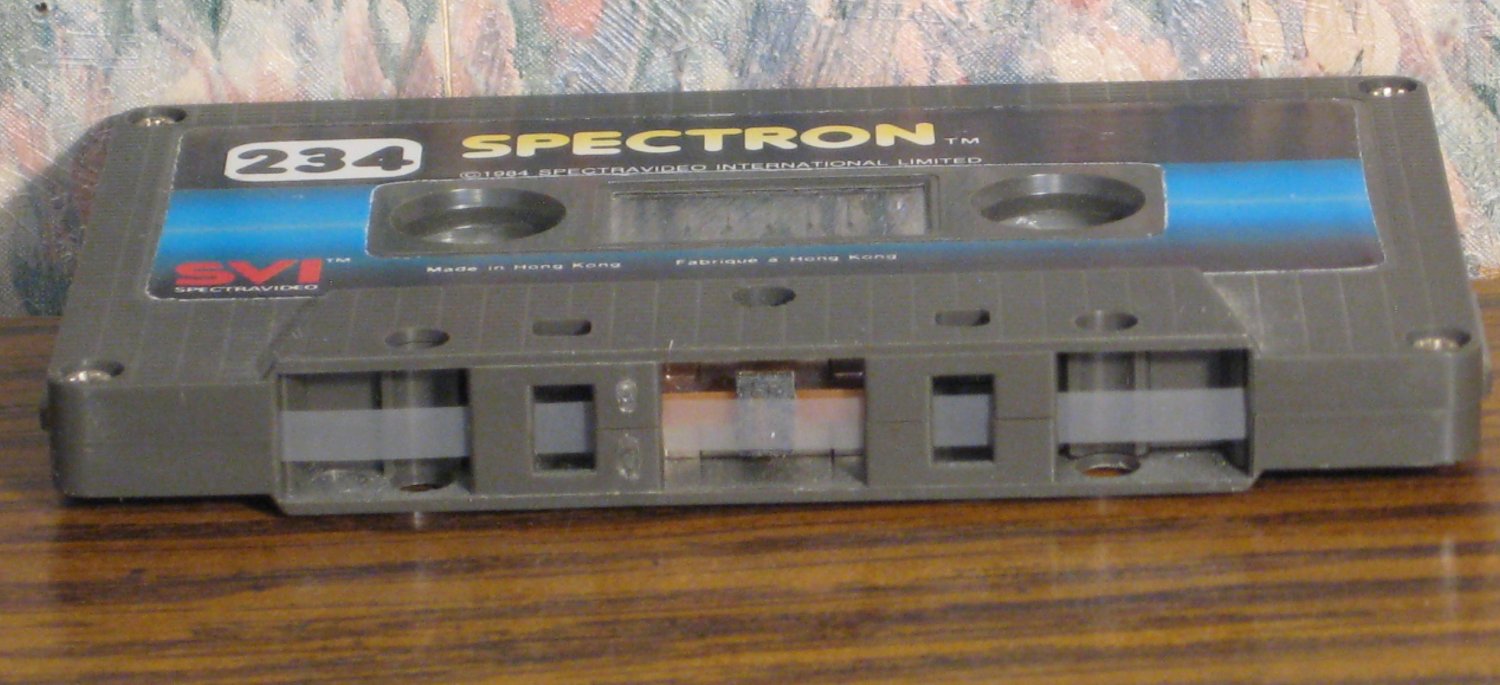 Spectravideo SVI318 / SVI328 #234 MSX Video Game Cassette Spectron ...