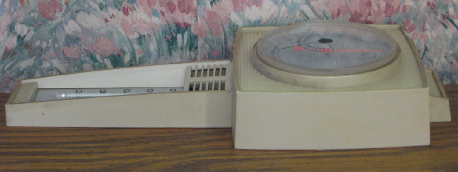 Taylor Wall Mounted Thermometer / Barometer - 1970s Vintage
