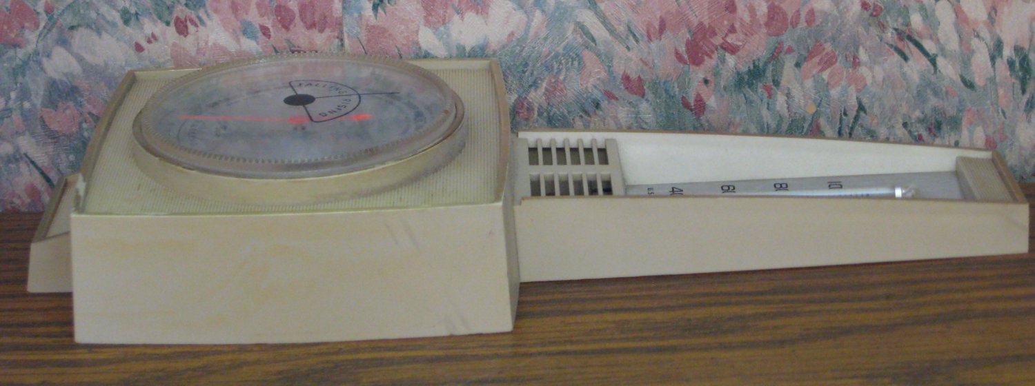 Taylor Wall Mounted Thermometer / Barometer - 1970s Vintage