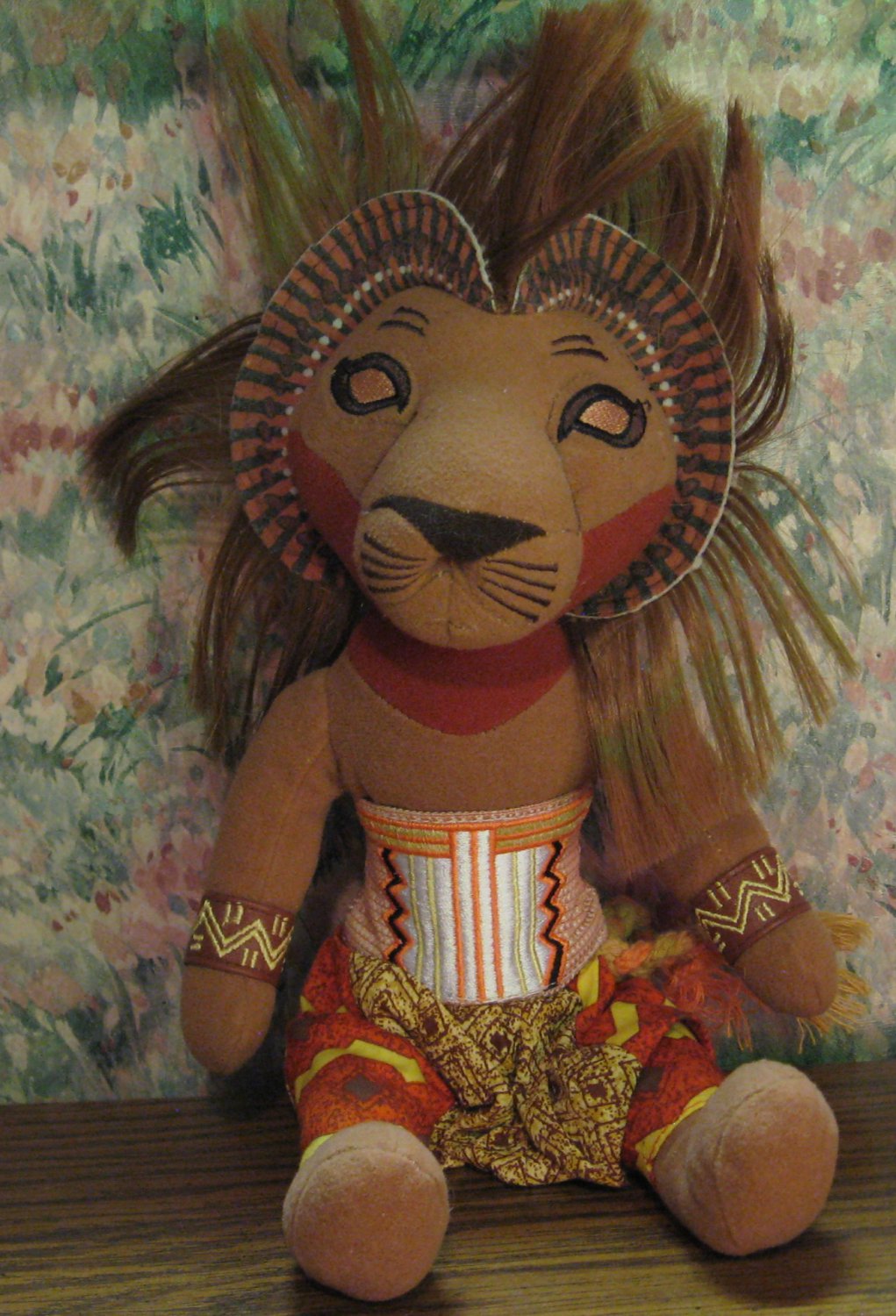 Disney Lion King Broadway Musical Plush Simba - 10" - Detagged