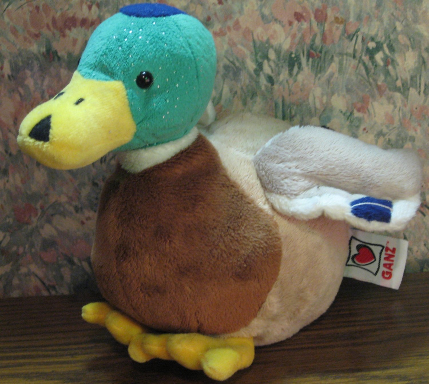 SOLD - Webkinz HM682 - Plush Mallard Duck - Ganz - No Code
