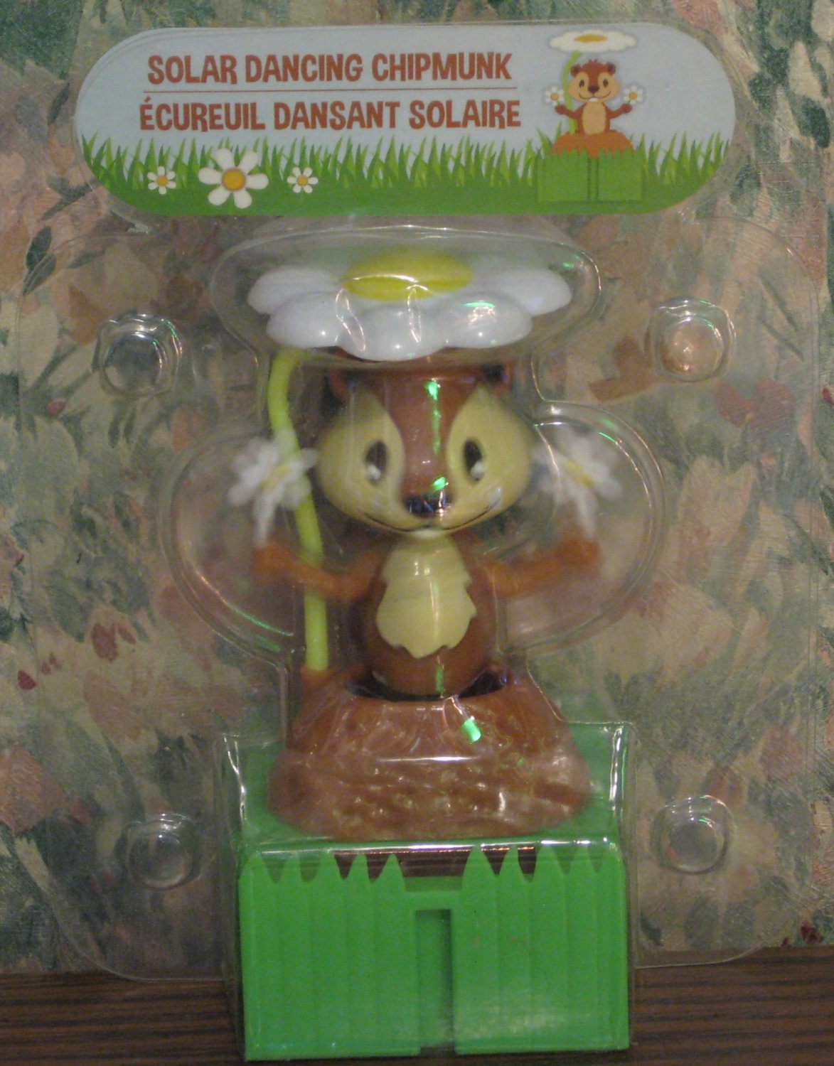 SOLD - Solar Dancing Chipmunk Light Activated Decoration - 2016