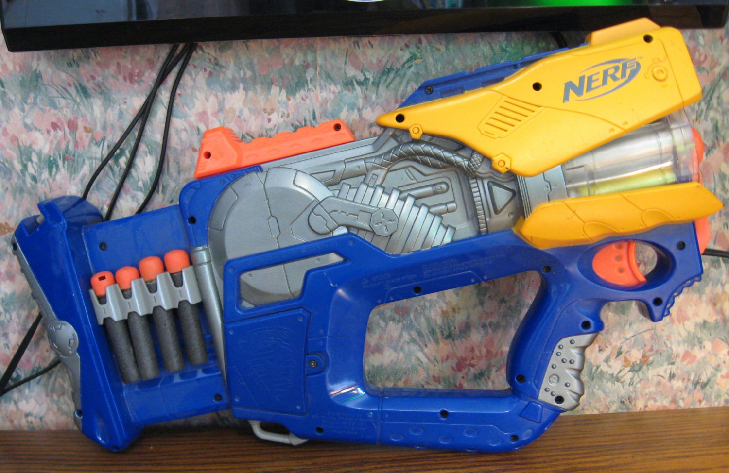 Nerf N-Strike Firefly Dart Gun - With 16 Darts - Blue - 2005