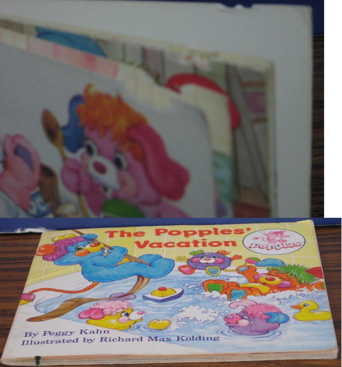 The Popples' Vacation Story Book - Peggy Kahn - Random House - 1987 Vintage