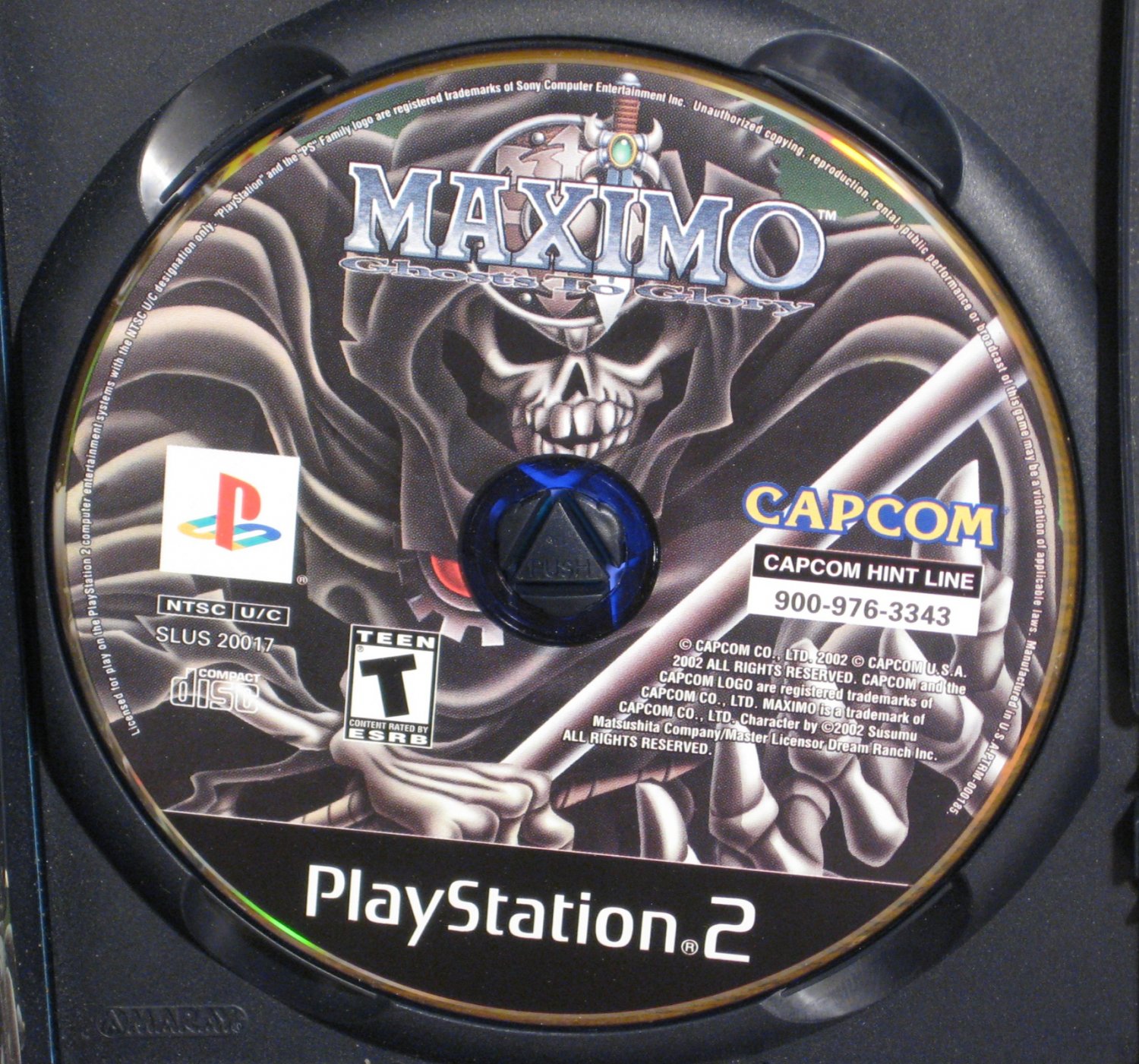 Sony PS2 Maximo: Ghosts to Glory - Playstation 2 - Capcom - 2002 Vintage