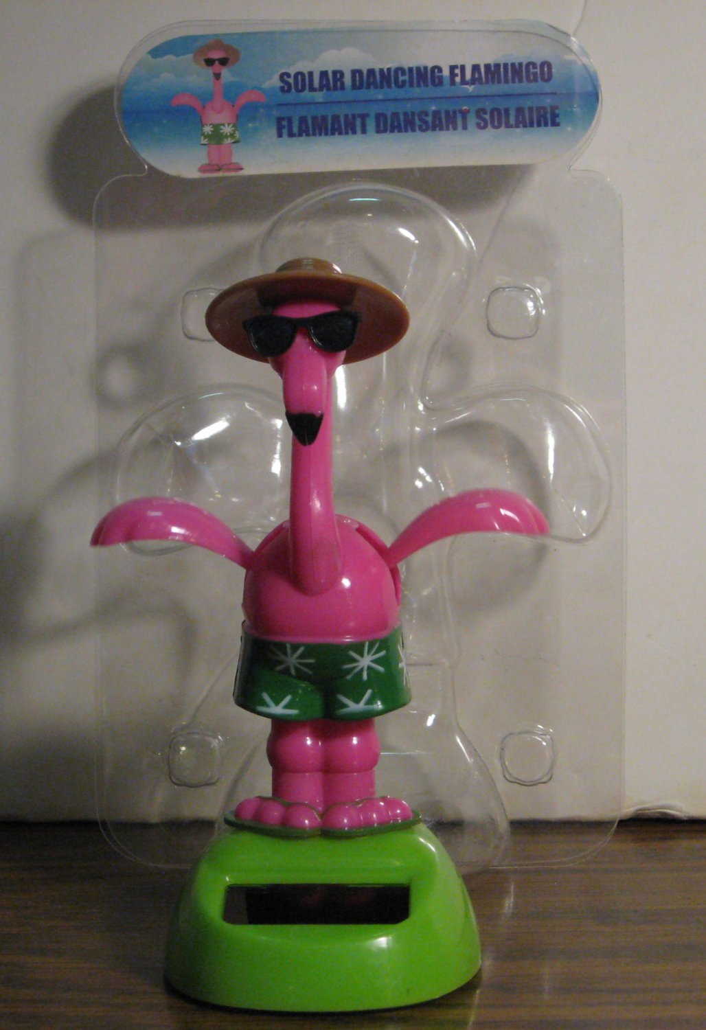 SOLD - Solar Dancing Flamingo Light Activated Decoration - 2014 Edition