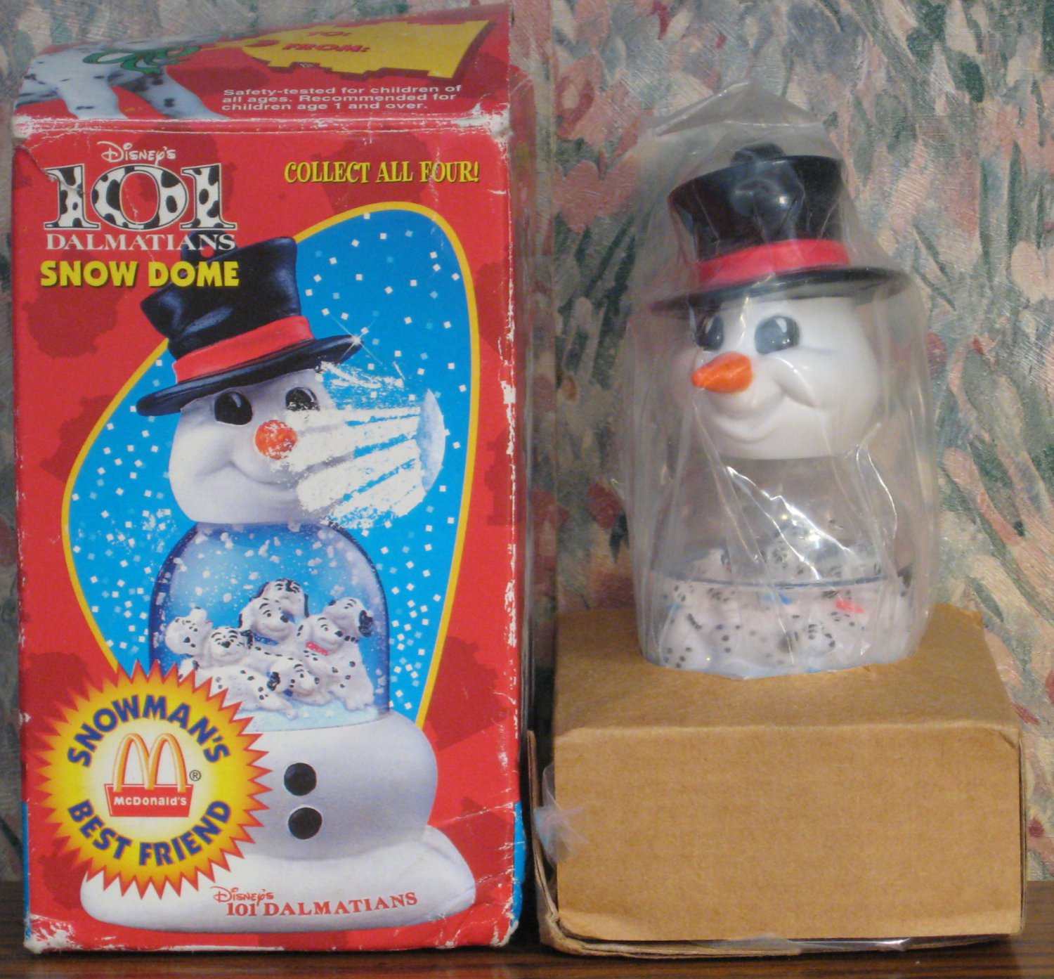 Disney 101 Dalmatians McDonalds Snow Dome / Globe - Snowman's Best ...