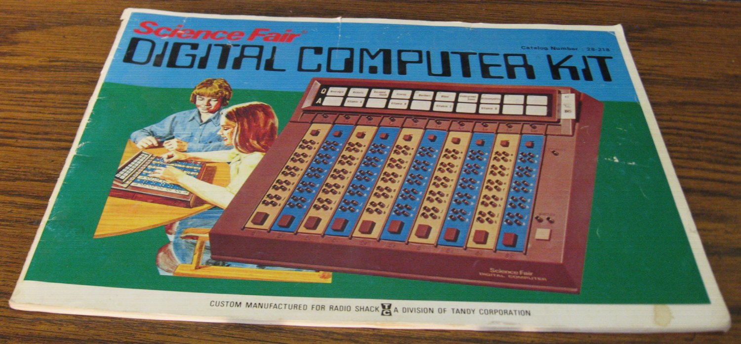 SOLD - Science Fair Digital Computer Kit Instruction Manual - Tandy ...