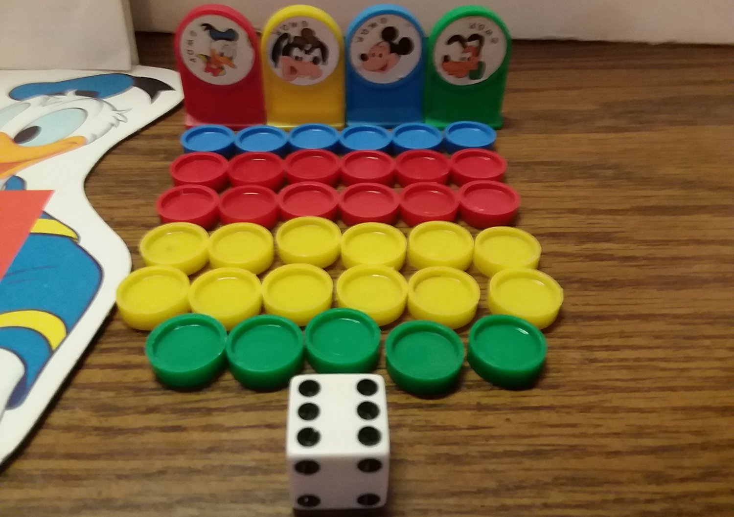 Disney Donald Duck Big Game Box Cloth Board Game Suite - Whitman Games ...