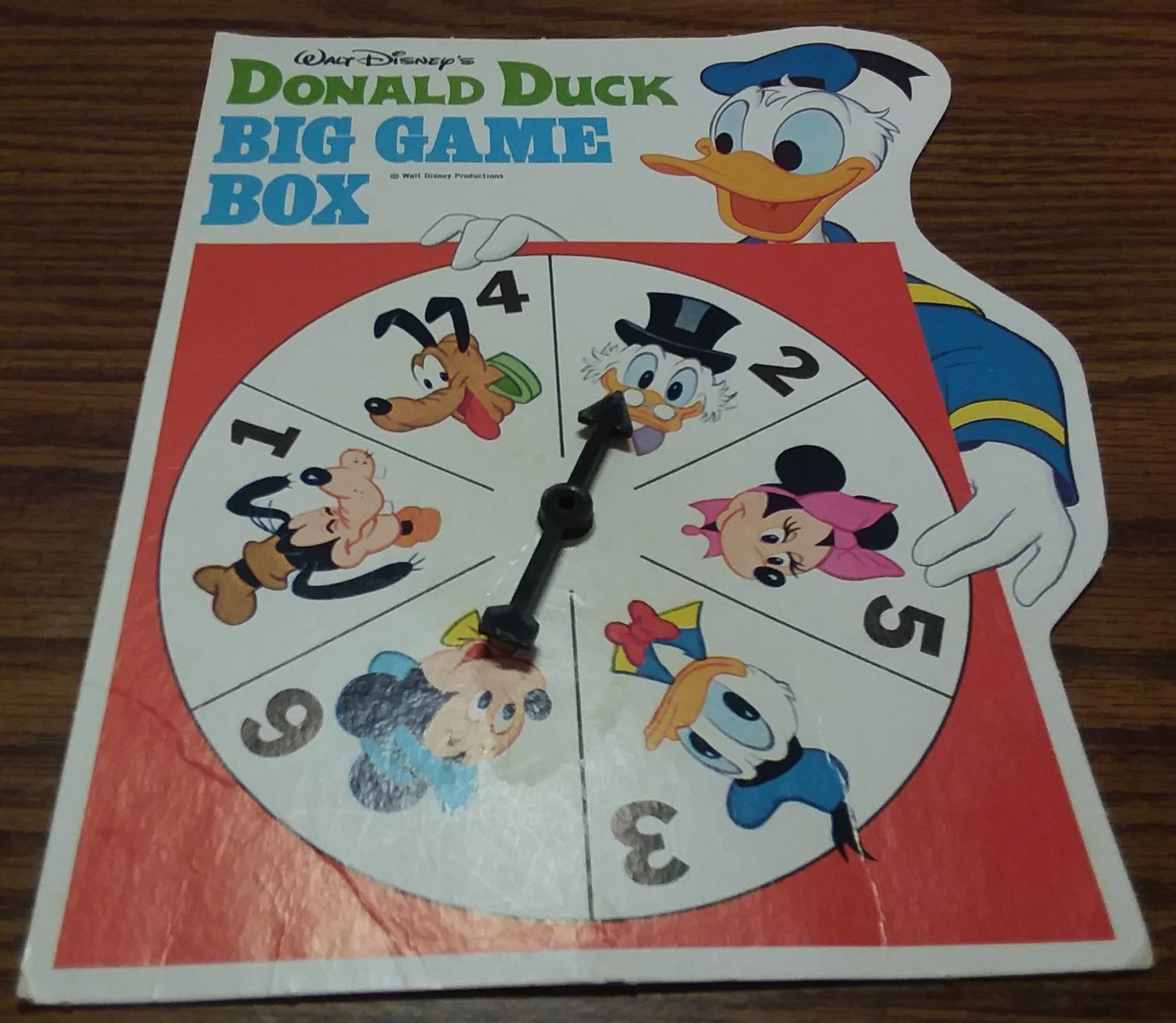 Disney Donald Duck Big Game Box Cloth Board Game Suite - Whitman Games ...